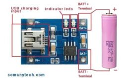 Simple 18650 battery charger circuit- Charge controller with Auto cut ...